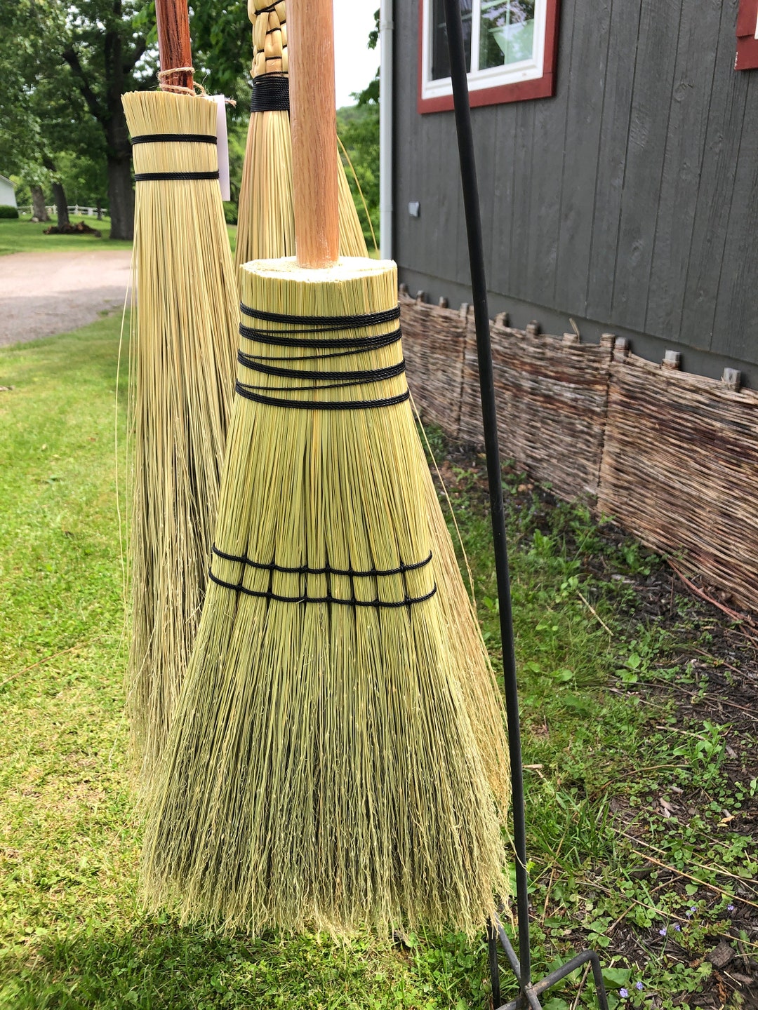 Hand Tied Kitchen Broom, Shaker Style, With Hardwood Handle Eco ...