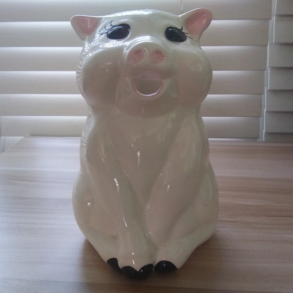 Ceramic Pig Pitcher - Etsy