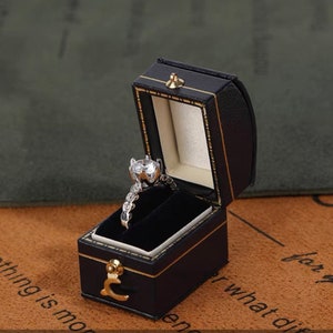 Vintage Style Ring Box, Mini Victorian Style Ring Box, Engagement Ring ...