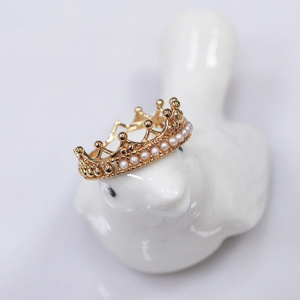 Crown Ring - Etsy