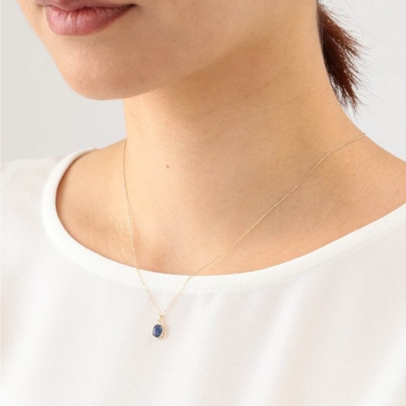 Hexagon Pendant Necklace Geometric Necklace Gold Gemstone - Etsy