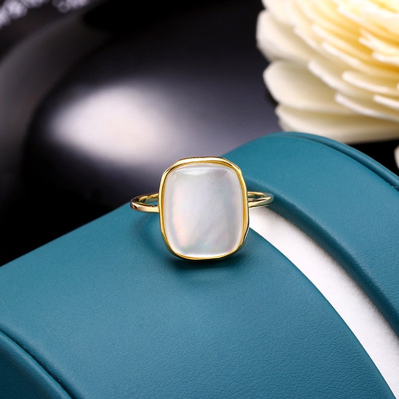 Boho Statement Ring Larimar Statement Ring Natural Blue | Etsy