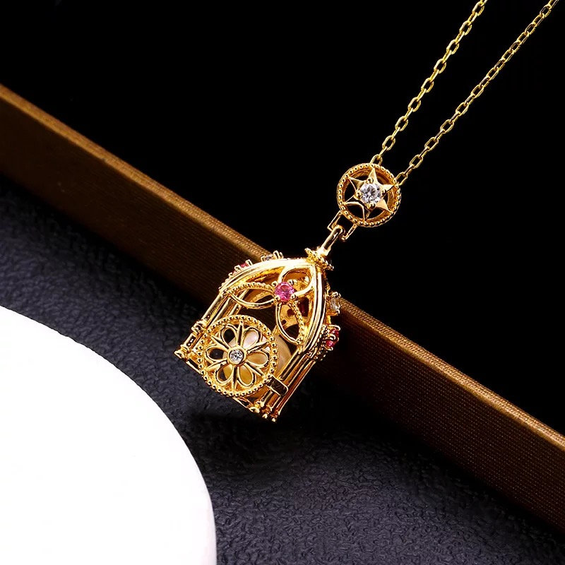Cage Necklace Gold - Etsy Cage Necklace Gold - Etsy