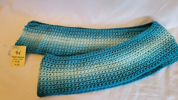 Blue Gradient Scarf - Etsy