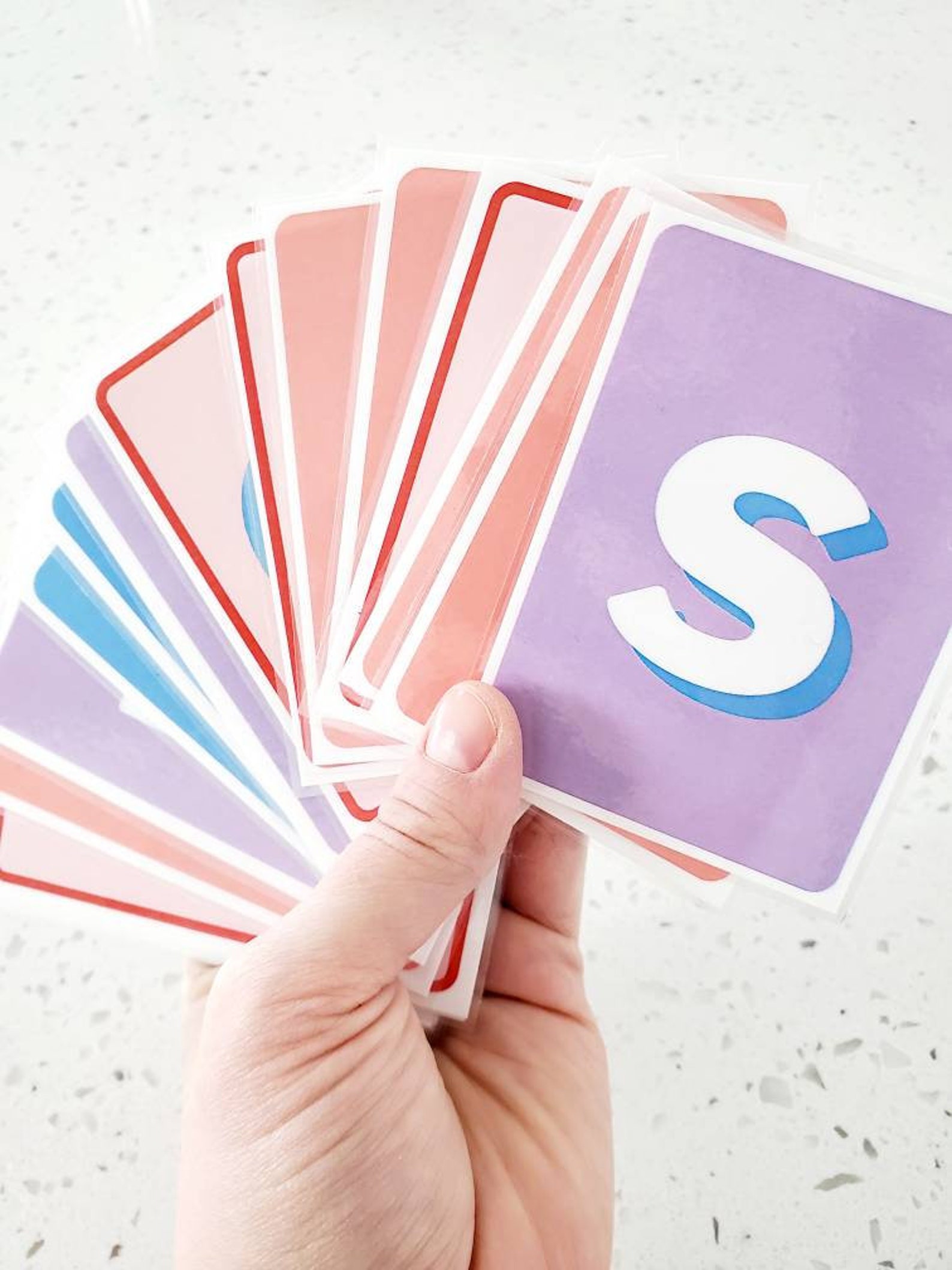 Printable Alphabet Flashcards | Pastel ABC Flashcards for Preschool ...