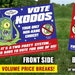 Vote Kang or Kodos Election Yard Sign - Etsy