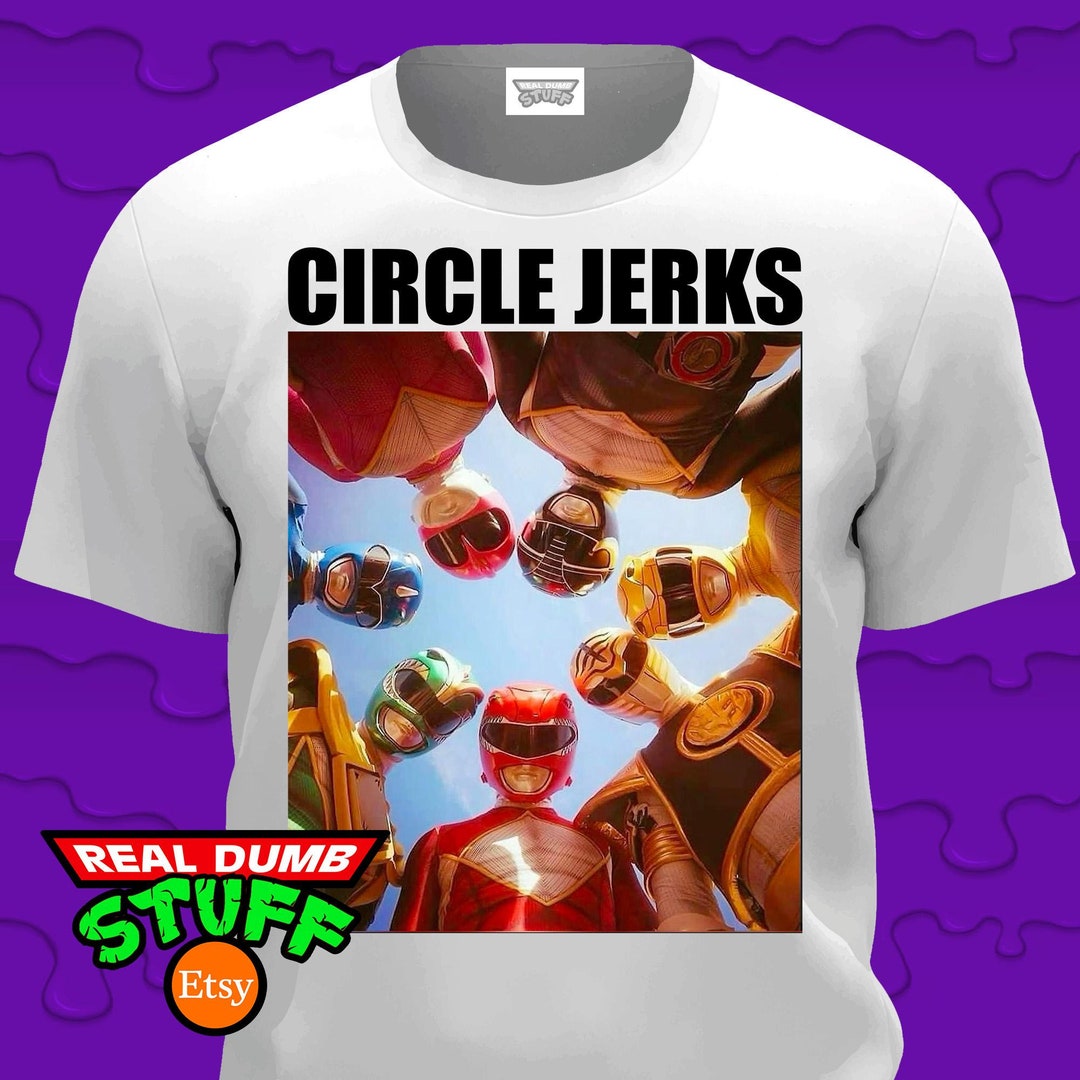 Circle Jerks Power Rangers Mashup T-shirt - Etsy