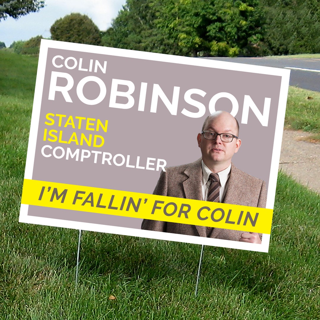 Colin Robinson Election Yard Sign - Etsy