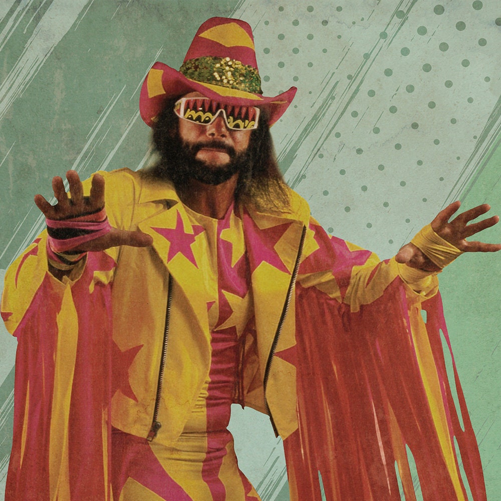 Macho Man Randy Savage Vinyl Wall Banner - Etsy