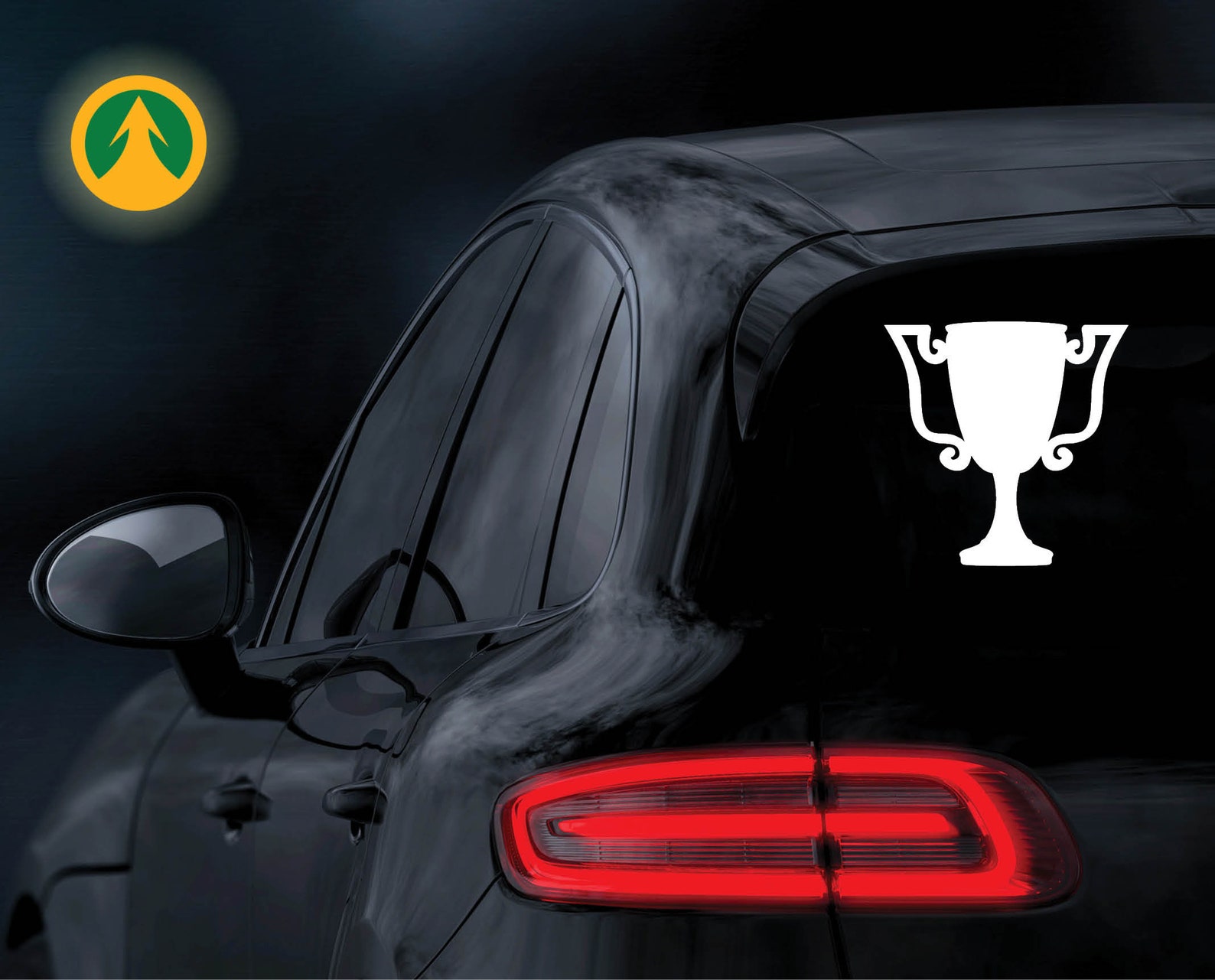 Trophy Cup Prize Winner Sticker Decal Vinyl Sign Cup Mug Nursery Wall ...