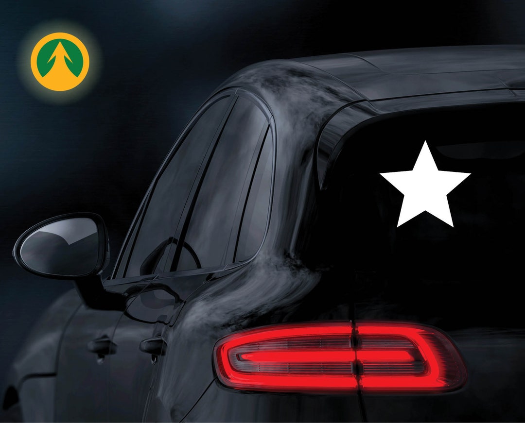 Star Shape Five Sticker Decal Vinyl Sign Cup Mug Nursery Wall Metallic ...