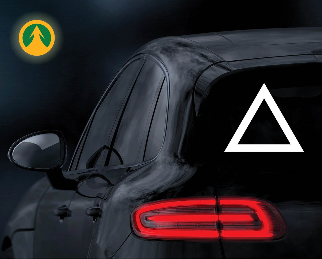 Triangle Shape Geometric Sticker Decal Vinyl Sign Cup Mug Nursery Wall ...