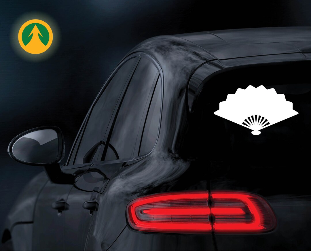 Fan Folding Japanese Sticker Decal Vinyl Sign Cup Mug Nursery - Etsy