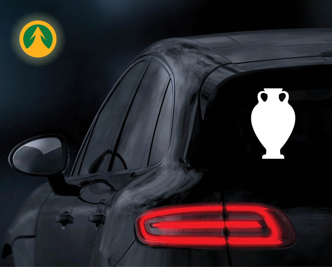 Vase Flower Container Sticker Decal Vinyl Sign Cup Mug Nursery Wall ...