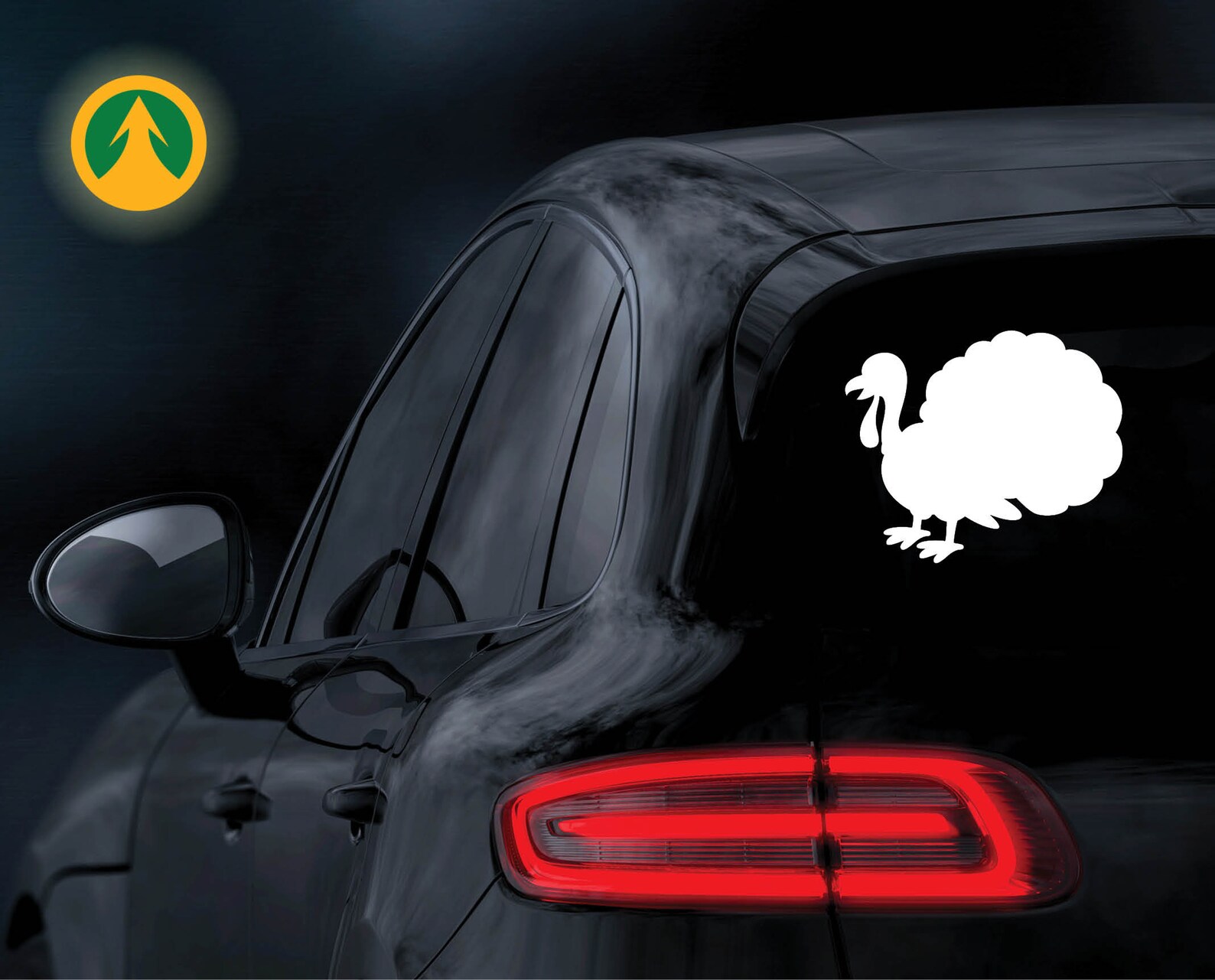 Turkey Thanksgiving Holiday Sticker Decal Vinyl Sign Cup Mug Nursery ...