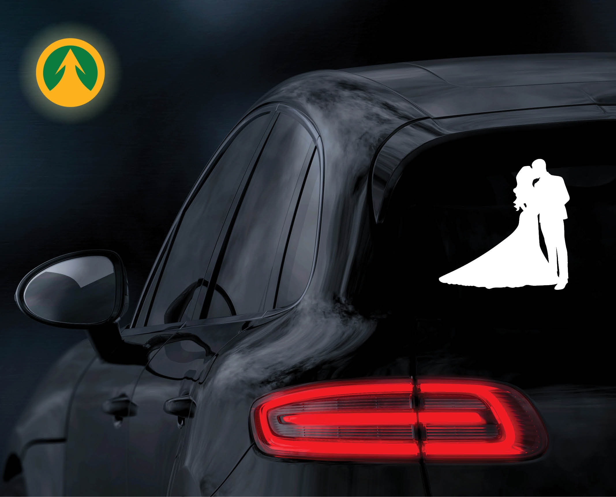 Couple Wedding Bride Groom Sticker Decal Vinyl Sign Cup Mug Nursery ...