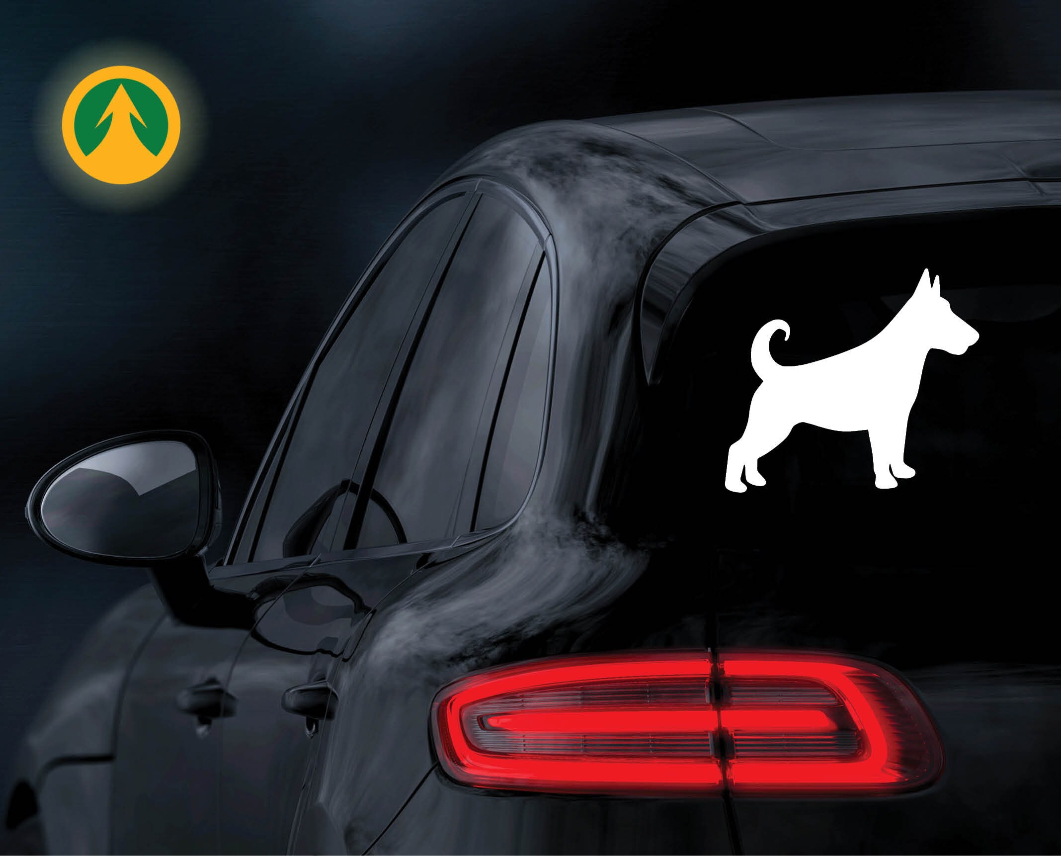 Dog Pup Pet Animal Sticker Decal Vinyl Sign Cup Mug Nursery Wall ...