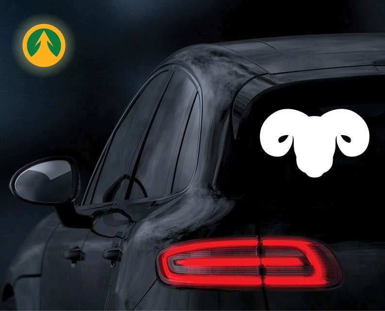 Ram Sheep Lamb Animal Sticker Decal Vinyl Sign Cup Mug Nursery - Etsy