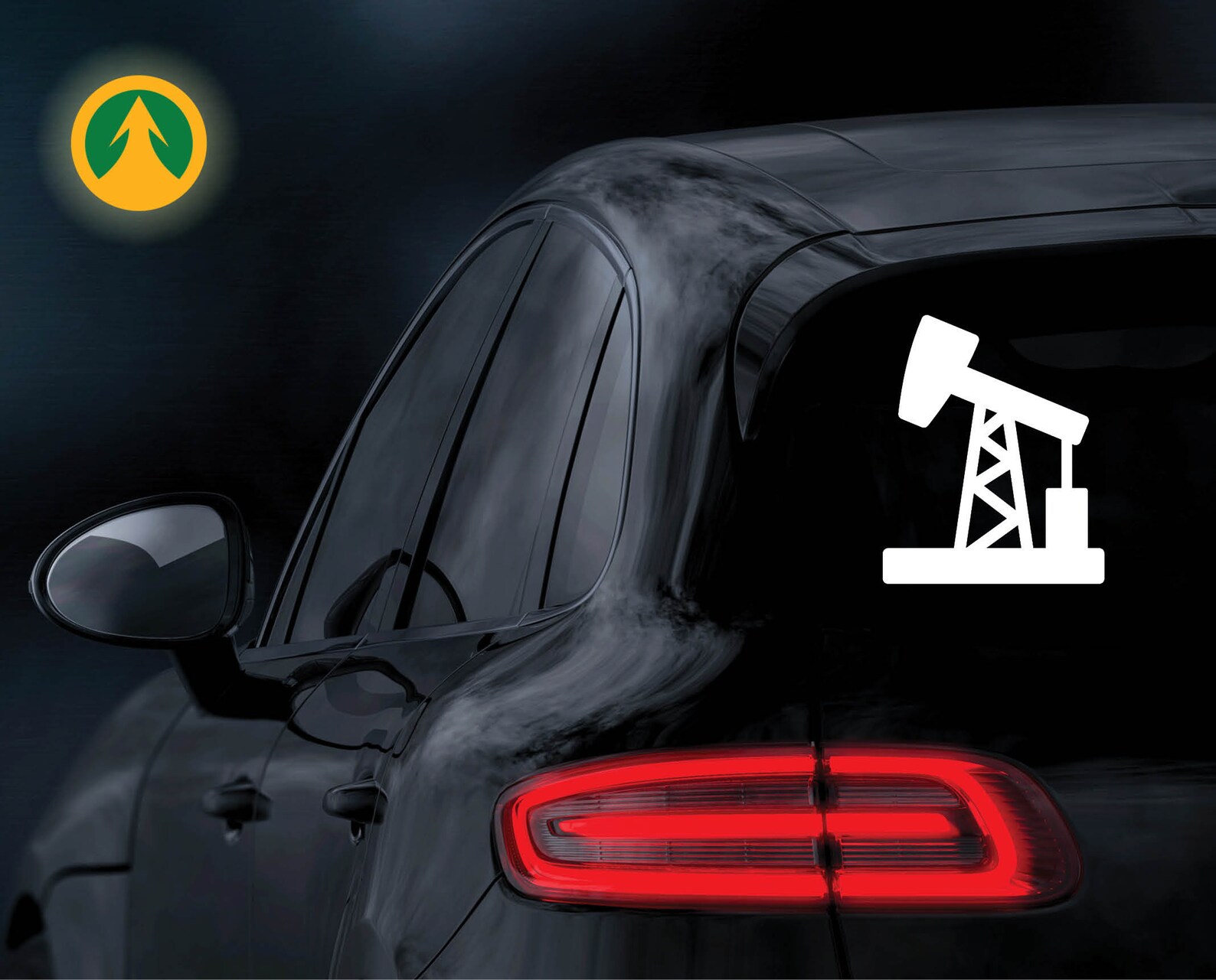 Oil Rig Gas Petroleum Extraction Sticker Decal Vinyl Sign Cup Mug ...