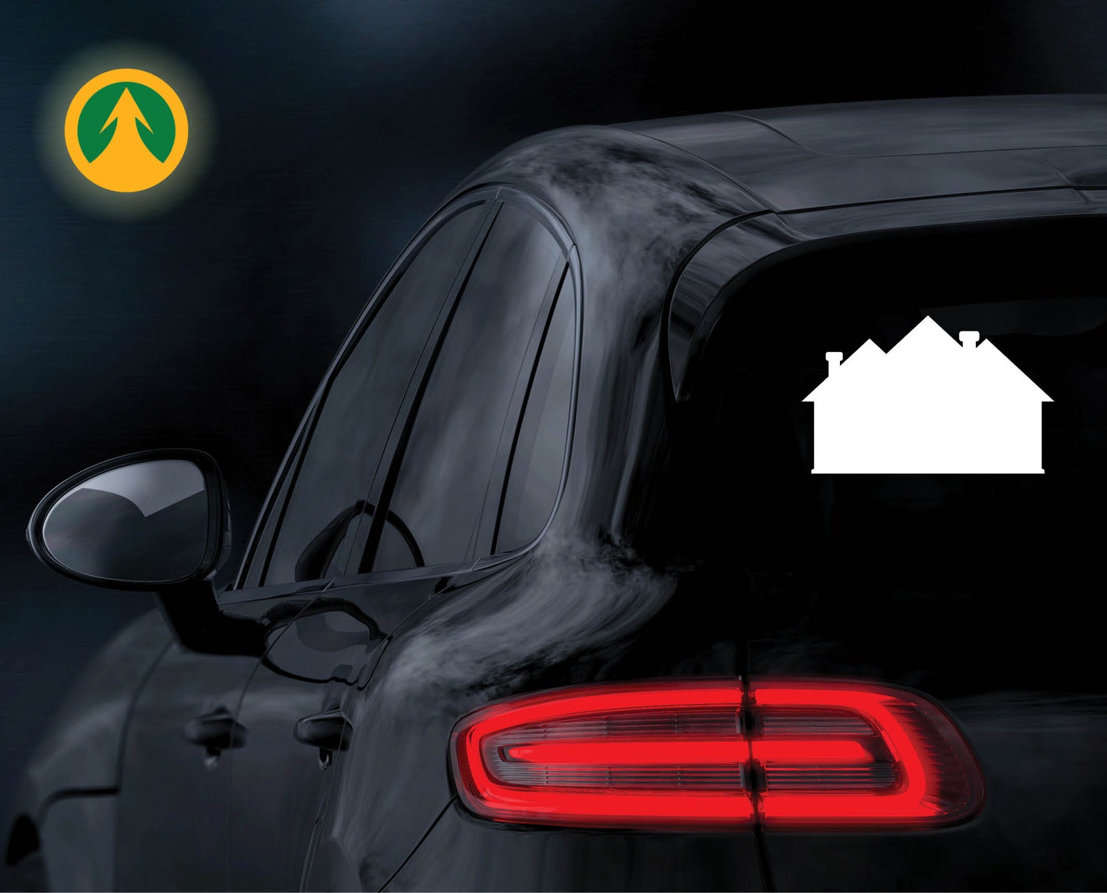 House Estate Real Building Home Sticker Decal Vinyl Sign Cup - Etsy