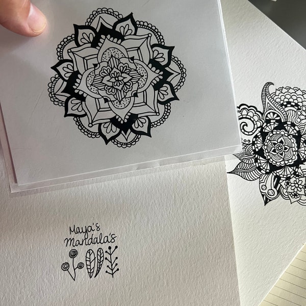 Hand Drawn Cards - Etsy