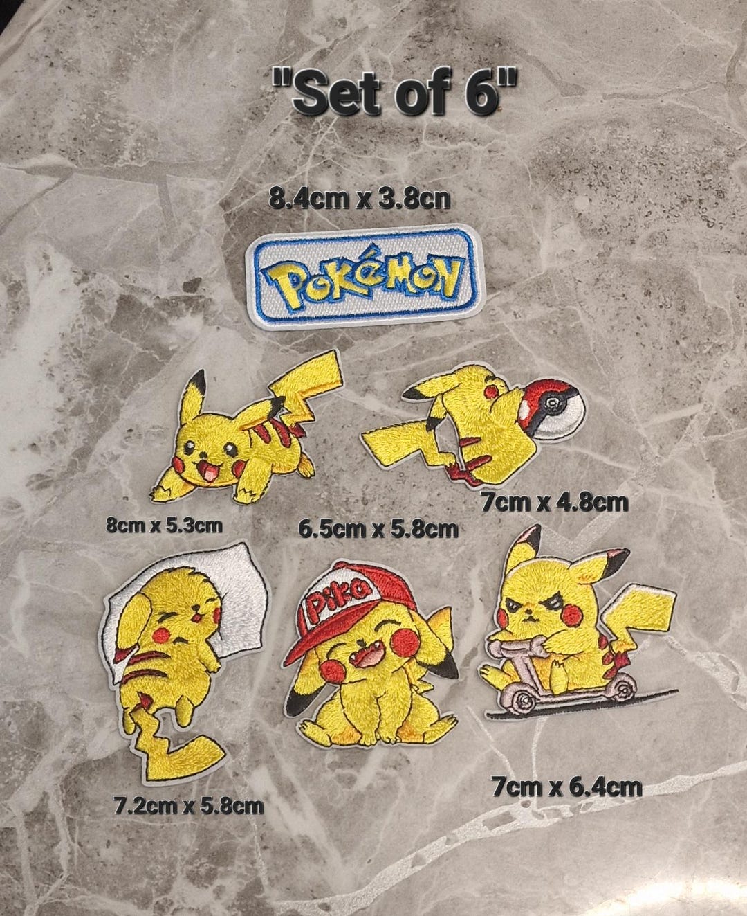 Pikachu Pokemon Riding A Scooter Cute Embroided Iron on /sew Patch - Etsy