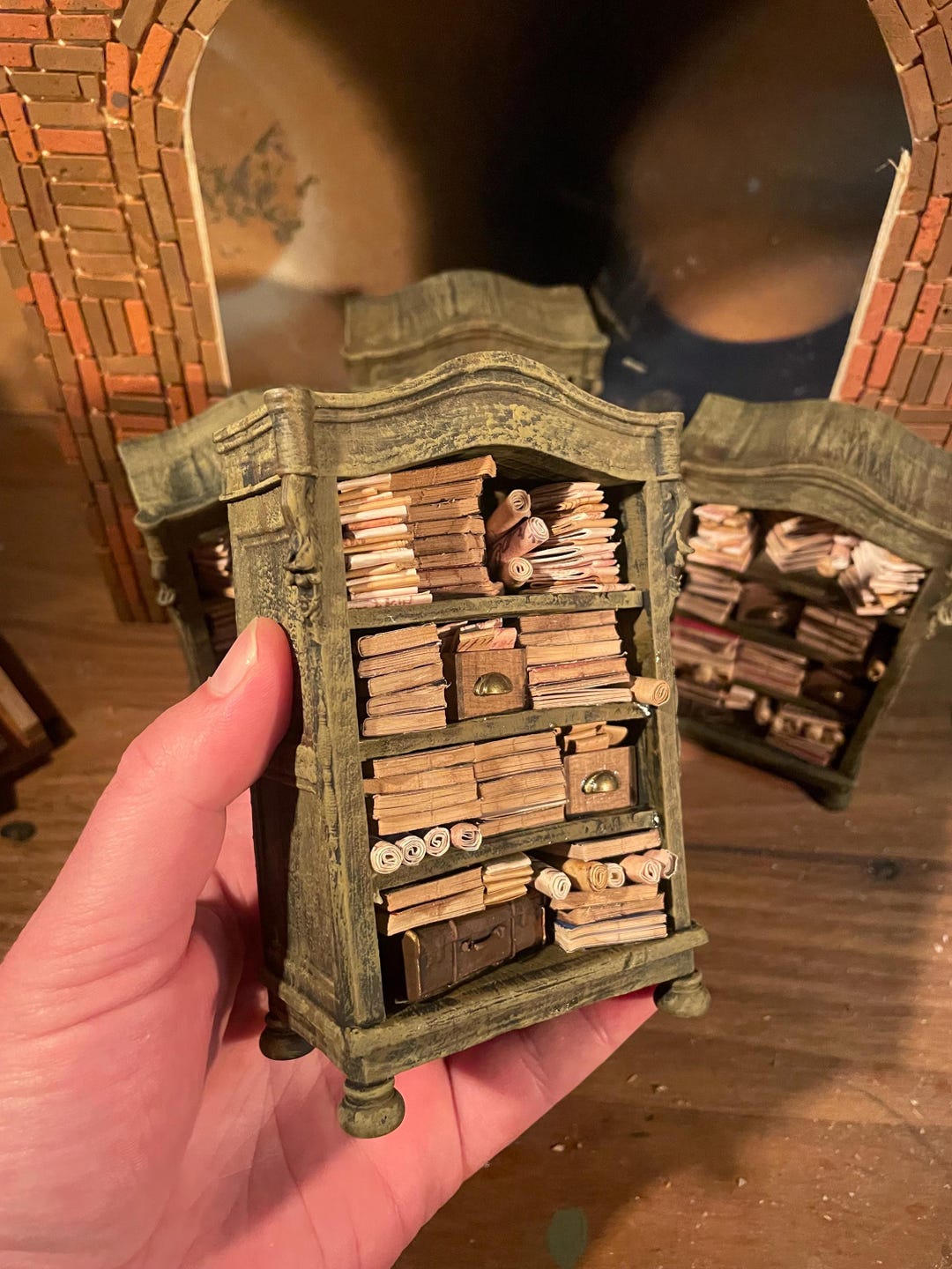 Lost Miniatures Short Stack Bookcase Library, Archive, Research / Books ...