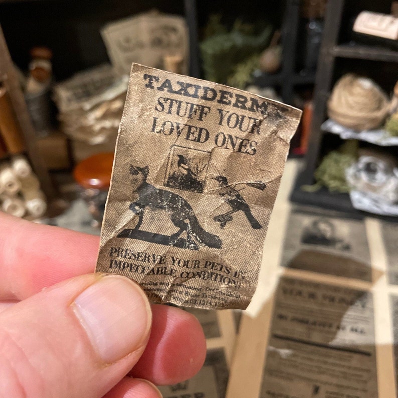 24 X Unique Miniature Posters 1/12 Scale Vintage Mini | Etsy