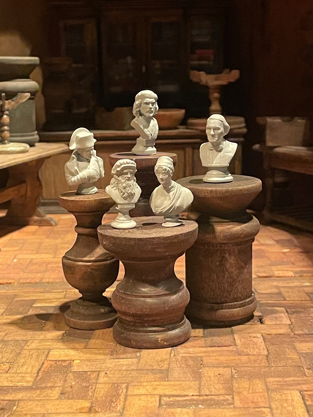 Lost Miniatures - Bust Collection #2 - Mini Jane Austin, Napoleon, Che Guvera - 5 Pieces - Doll ...