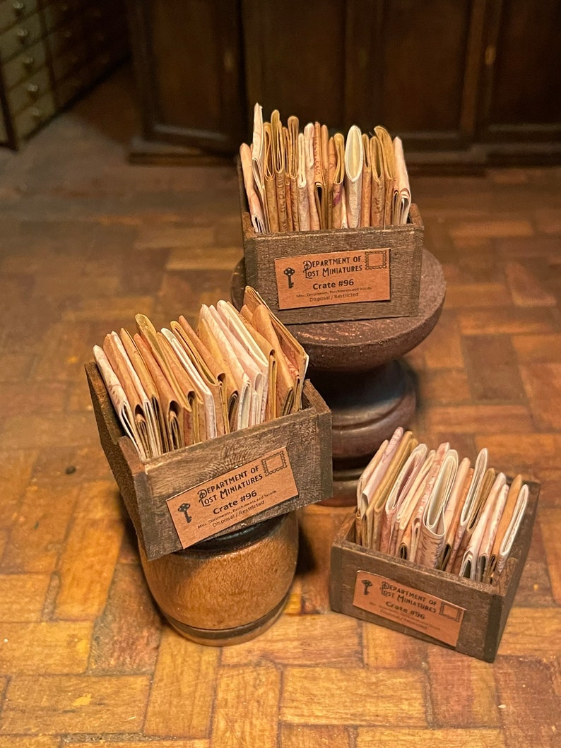 Lost Miniatures - Crate 96 - Restricted Documents - 1/12 Scale ...