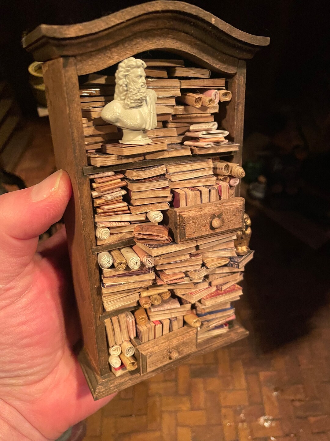Lost Miniatures Bookcase Cabinet 32 Library, Archive, Research / Books ...
