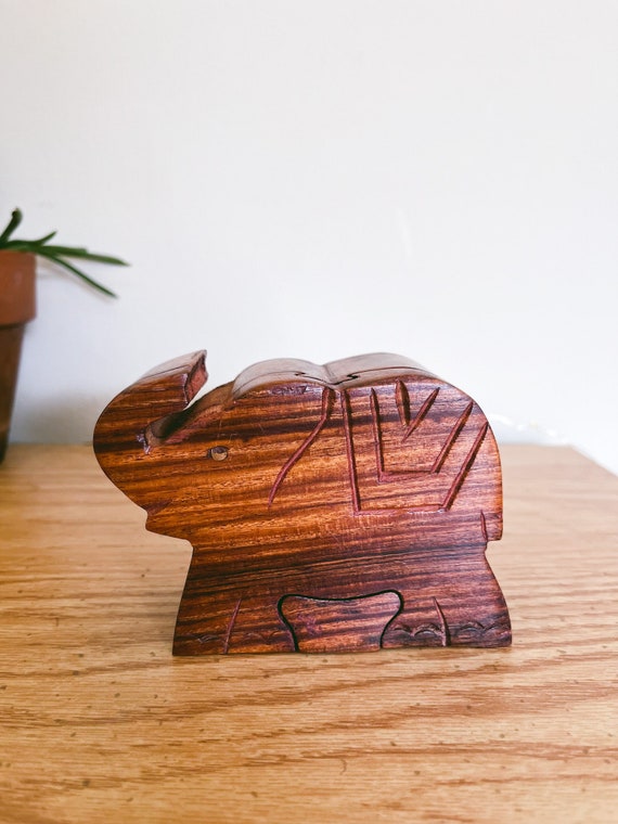 Elephant Puzzle Box - Gem