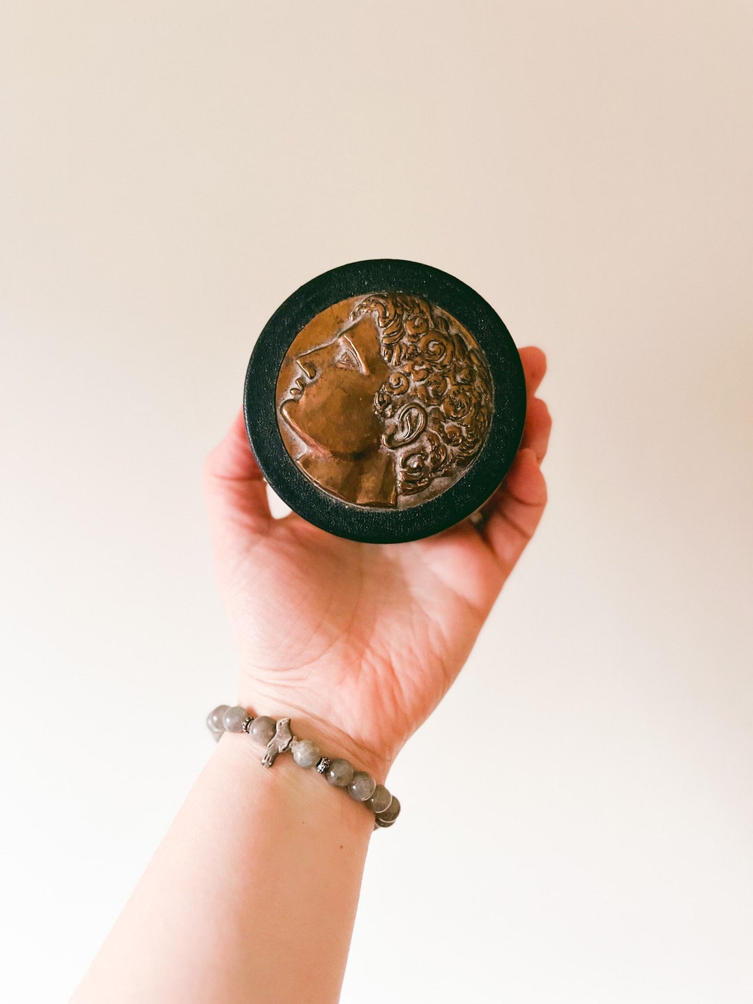 Vintage Swank International Collection Hinged Box With Roman/greek ...