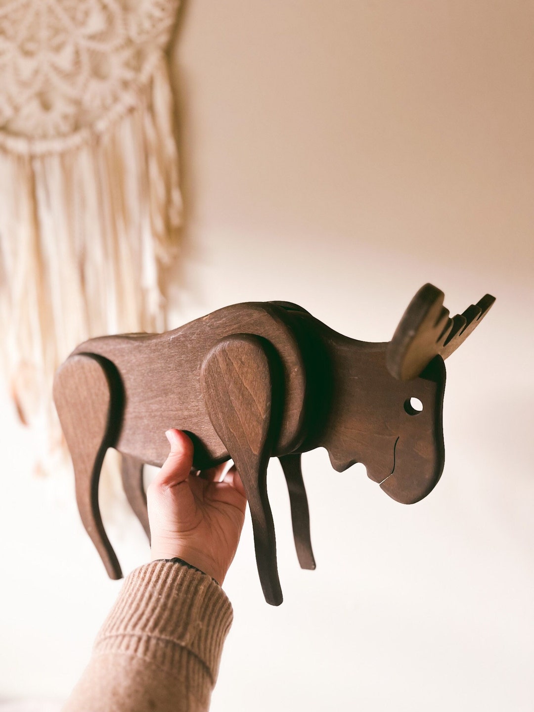 Pooping Moose Candy Dispenser / Wooden Candy Dispenser / Darryl Fenton ...