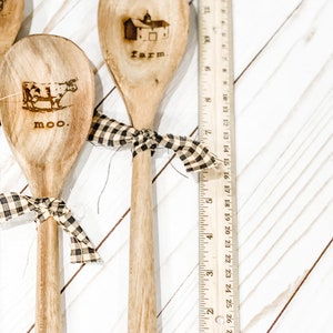 Rae Dunn Inspired Wooden Spoons - Etsy