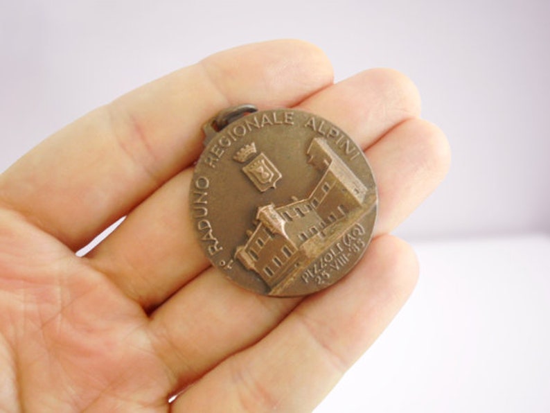 ALPINI BRONZE MEDAL Raduno Pizzoli Aquila Italy in 1985 - Etsy