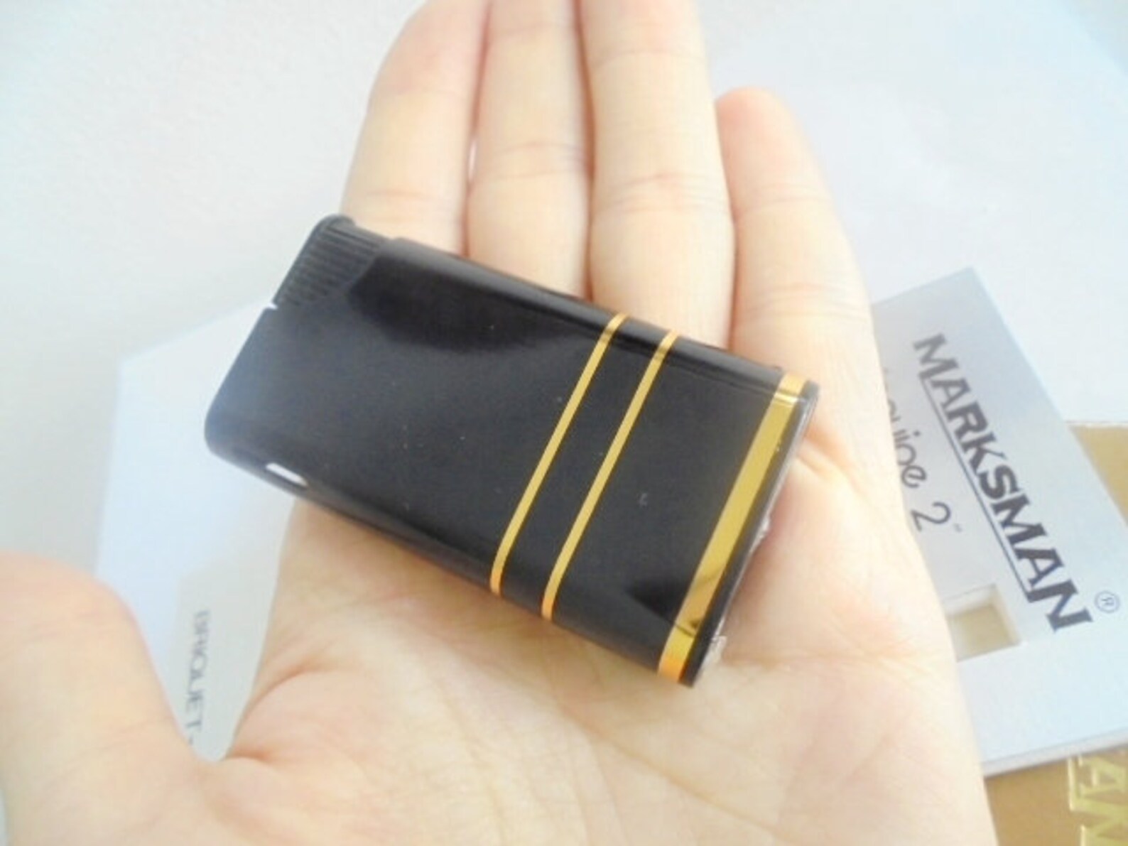 MARKSMAN EQUIPE 2 Set Ball Pen & Lighter Lacque Black Briquet - Etsy