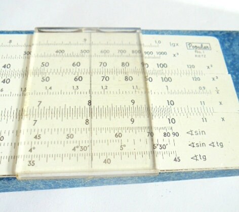 BRL SLIDE RULER Made in England Model Popular No. 1 Rietz in - Etsy