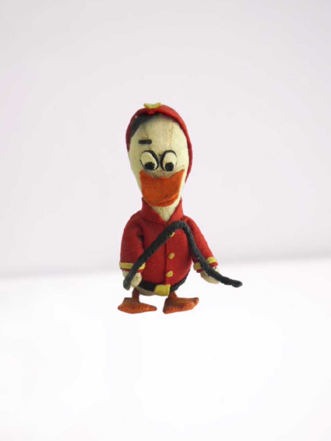 LENA SPAIN Vintage Toy FIREMAN Duck Made With Lenci Cloth - Etsy