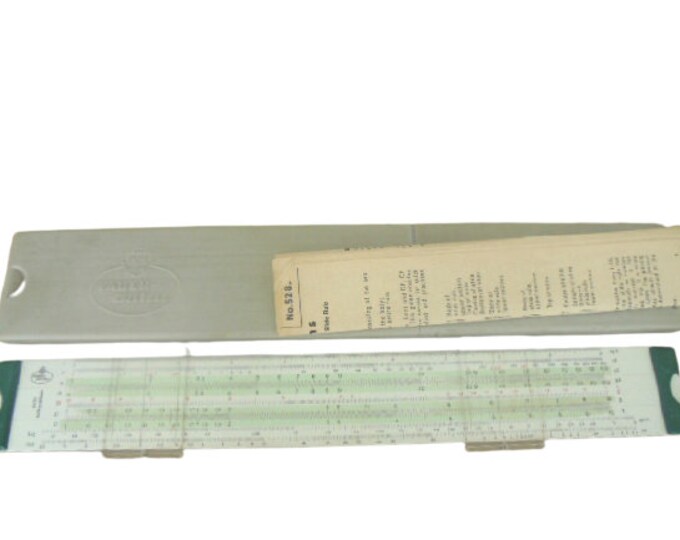 FABER CASTELL 52/82 Slide Ruler DUPLO Duplex Original 1970 in - Etsy