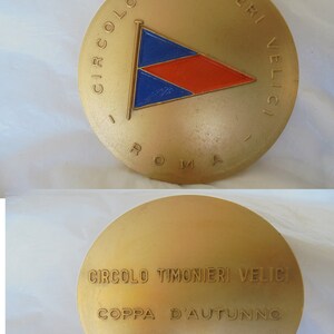 Italian BRONZE MEDAL Circolo Timonieri Helmsmen Club Cup Roma - Etsy