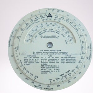 MOBIL AVIATION Navigation Wheel Products Services True Course - Etsy