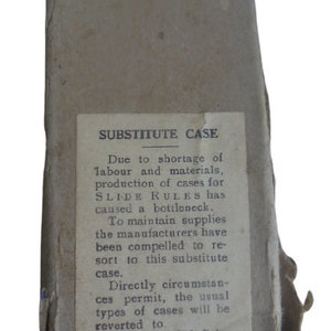 UNIQUE LOG Slide ruler in wood and celluloid Original 1950s in | Etsy