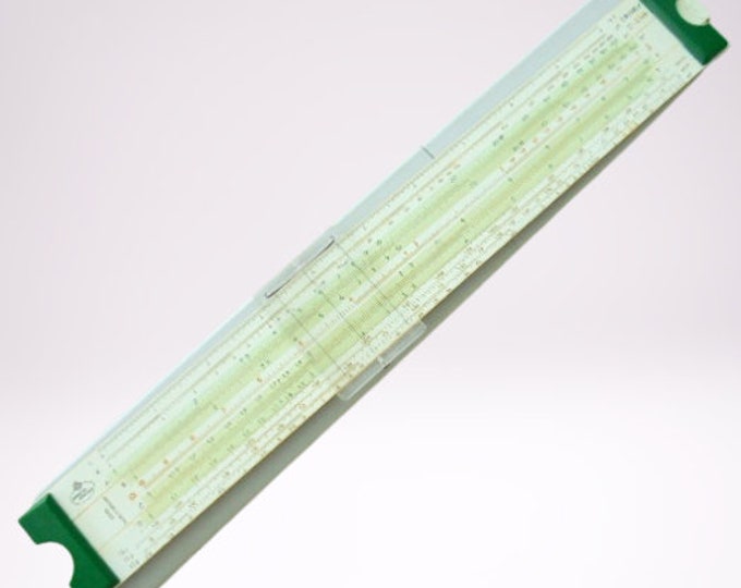 FABER CASTELL 52/82 Slide Ruler D Stab Original 1970s in - Etsy