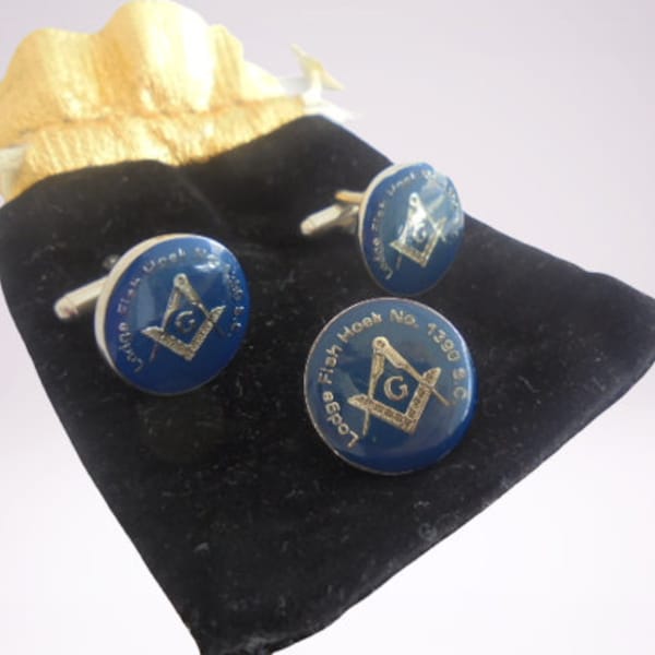 Masonic Cuff Set - Etsy
