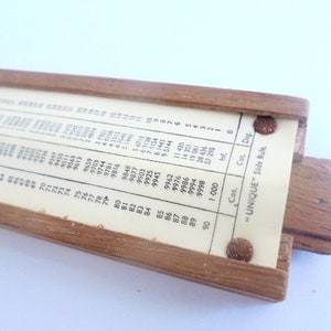 UNIQUE LOG LOG Slide Ruler in Wood and Celluloid Cm 15 With | Etsy