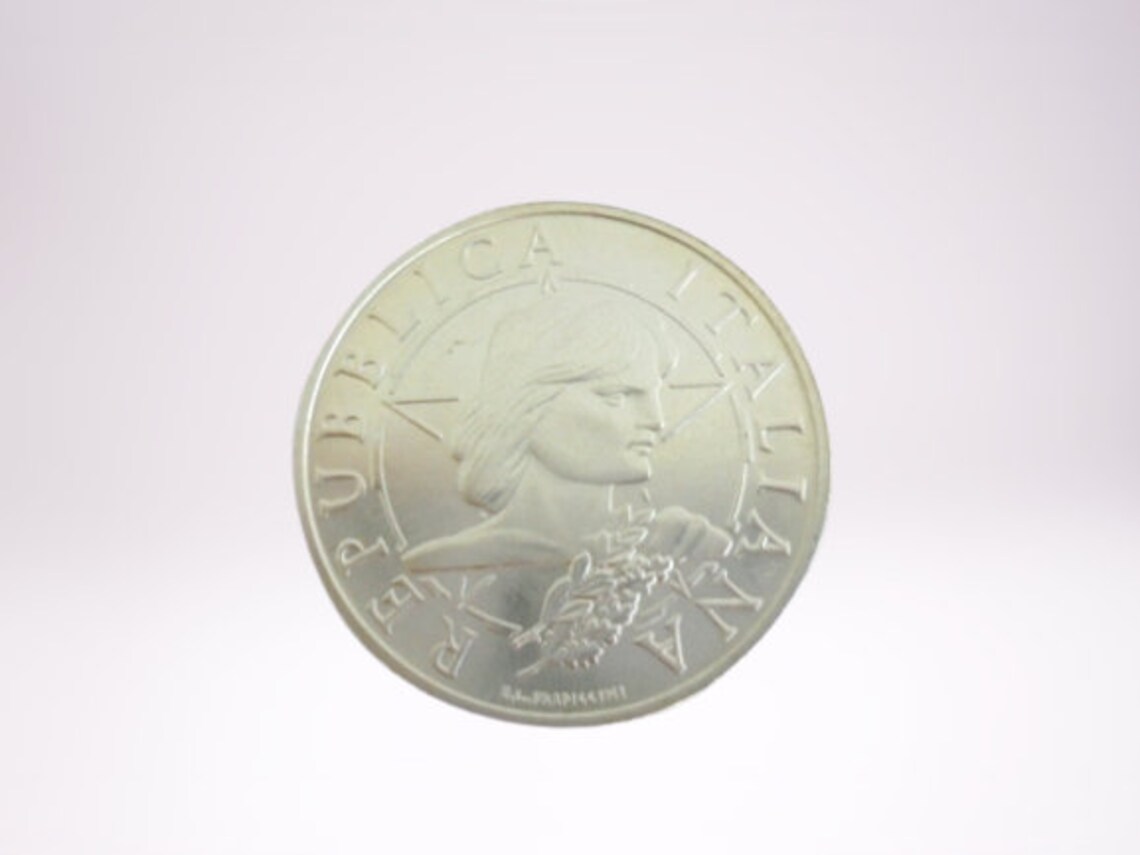 Italian Republic Coin for the 50th Anniversary of the Italian - Etsy
