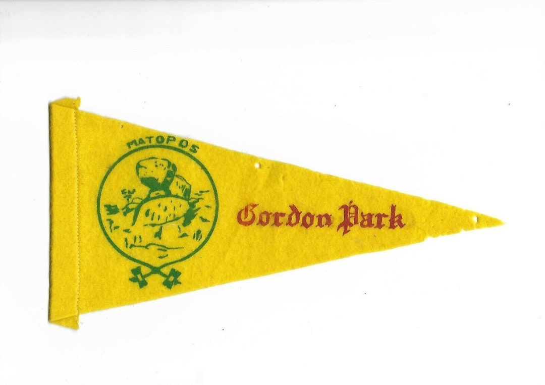 BORDON PARK Boy Scouts England Flag PENNANT Jamboree Original - Etsy
