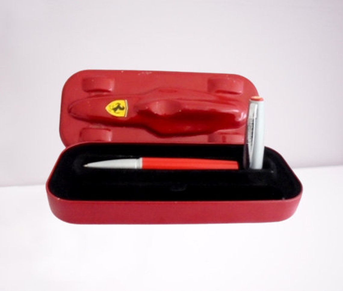 FERRARI Ball Pen F1 Barrel Lacque in Red Color and Cap in - Etsy
