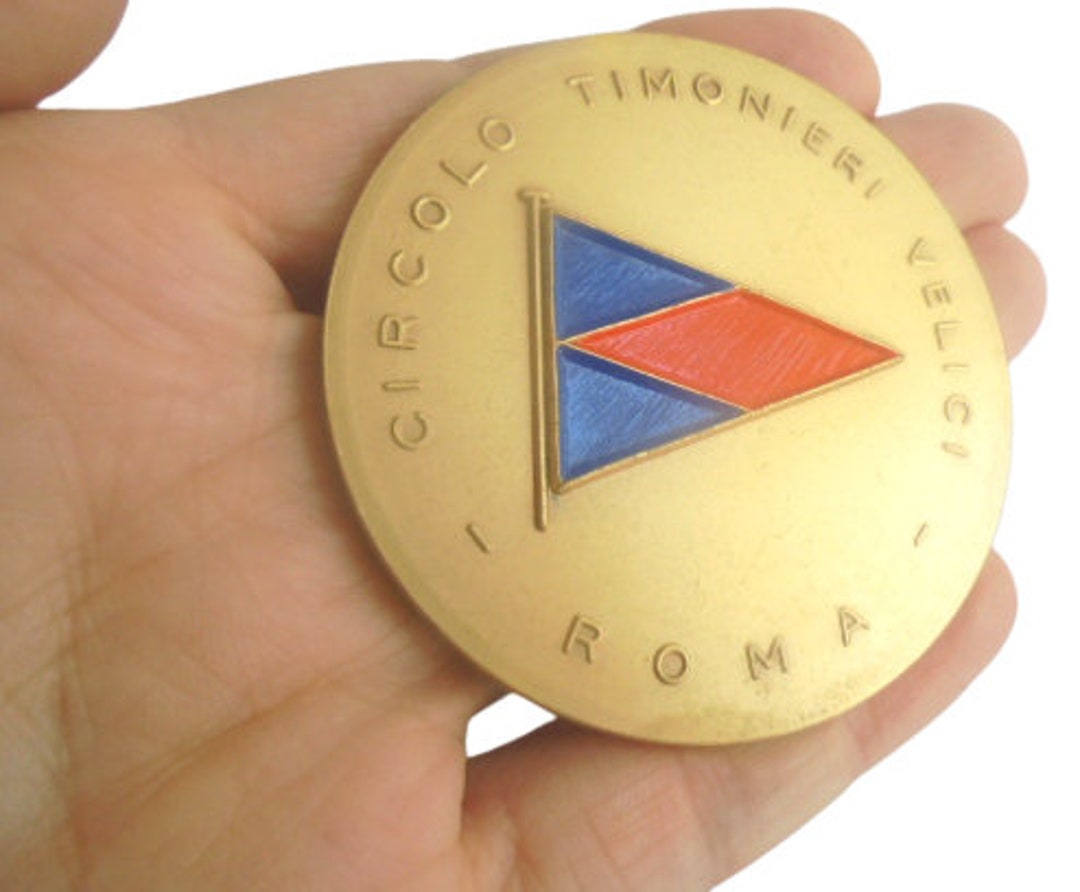 Italian BRONZE MEDAL Circolo Timonieri Helmsmen Club Cup Roma - Etsy